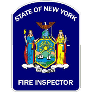 State Of New York Fire Inspector - Sticker at Sticker Shoppe