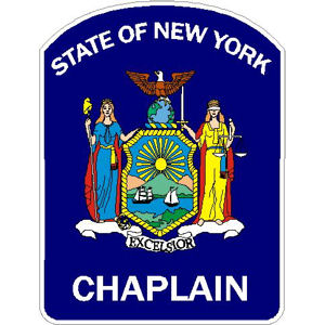 State Of New York Chaplain - Sticker at Sticker Shoppe