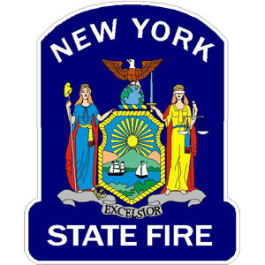 State Of New York State Fire - Sticker at Sticker Shoppe