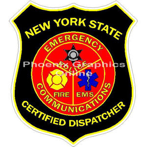 New York State Certified Dispatcher - Sticker at Sticker Shoppe