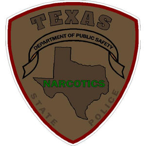 Texas State Police Narcotics - Sticker at Sticker Shoppe