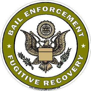 Bail Enforcement Fugitive Recovery - Round Decal at Sticker Shoppe