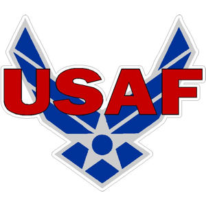 USAF Logo - Decal at Sticker Shoppe