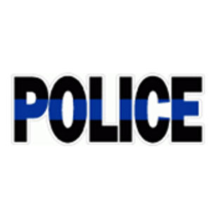 Police Thin Blue Line - Decal at Sticker Shoppe
