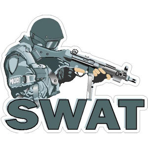 SWAT Sniper Special Weapons & Tactics - Decal at Sticker Shoppe