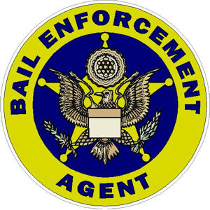 Bail Enforcement Agent - Round Decal at Sticker Shoppe