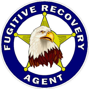 Fugitive Recovery Agent With Eagle - Decal at Sticker Shoppe