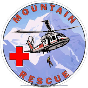 Mountain Rescue Helicopter - Decal at Sticker Shoppe