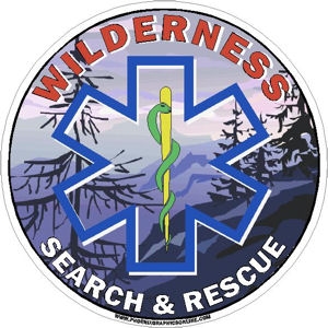 Wilderness Search & Rescue - Sticker at Sticker Shoppe