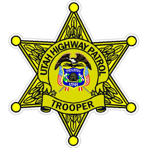 Utah Highway Patrol Trooper Badge - Sticker at Sticker Shoppe