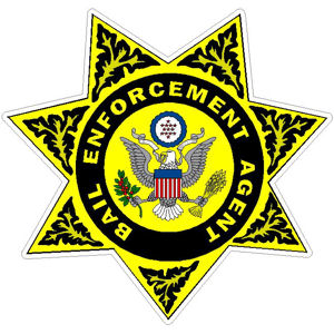 7 Point Star Bail Enforcement Agent Badge Vinyl Sticker at Sticker Shoppe
