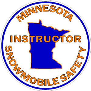 Minnesota Snowmobile Safety Instructor - Sticker at Sticker Shoppe