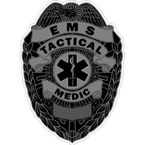 EMS Tactical Medic Badge - Decal at Sticker Shoppe