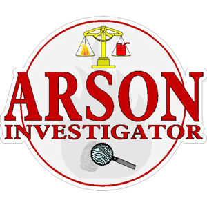 Arson Investigator - Decal at Sticker Shoppe