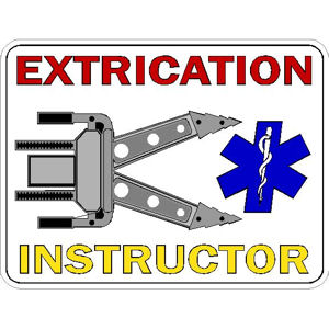 Extrication Instructor Jaws Star Of Life - Decal at Sticker Shoppe
