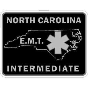 North Carolina EMT-Intermediate Subdued - Sticker at Sticker Shoppe