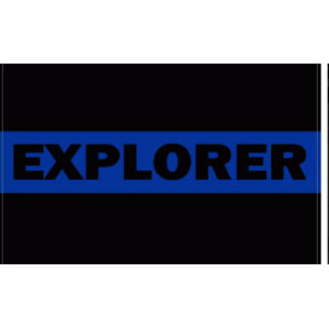Thin Blue Line Explorer - Decal at Sticker Shoppe