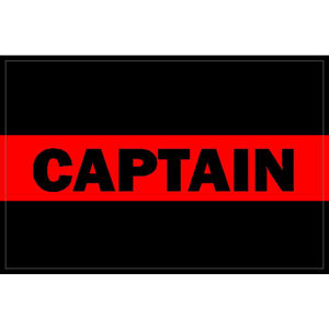 Thin Red Line Captain - Decal at Sticker Shoppe