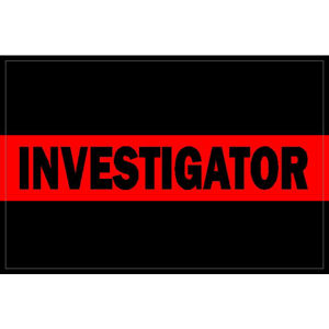 Thin Red Line Investigator - Decal at Sticker Shoppe