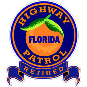Florida Highway Patrol Retired - Sticker at Sticker Shoppe