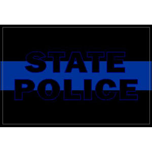 Thin Blue Line State Police - Sticker at Sticker Shoppe