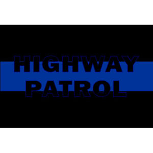 Thin Blue Line Highway Patrol - Sticker at Sticker Shoppe