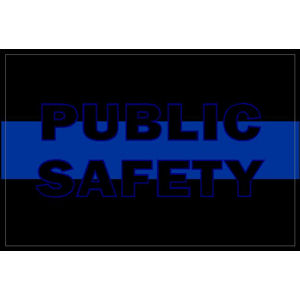 Thin Blue Line Public Safety - Sticker at Sticker Shoppe