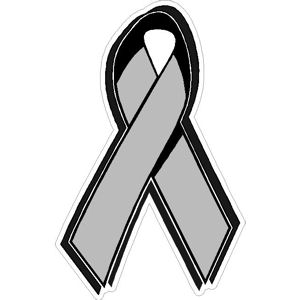 Silver Ribbon - Sticker at Sticker Shoppe