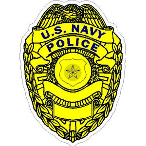 United States Navy Police Badge - Sticker at Sticker Shoppe