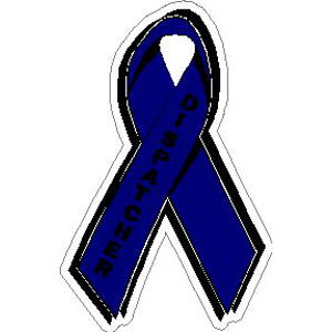 Thin Blue Line Dispatcher Ribbon - Sticker at Sticker Shoppe