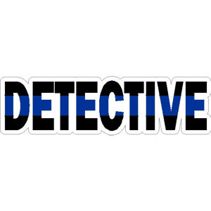 Thin Blue Line Detective - Sticker at Sticker Shoppe