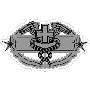Combat Medic Two Star - Sticker at Sticker Shoppe