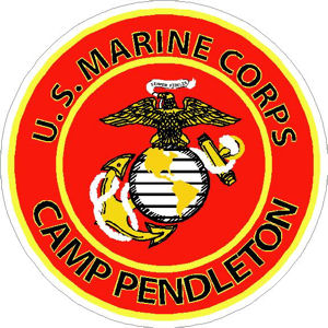 United States Marine Corps Camp Pendleton - Sticker at Sticker Shoppe