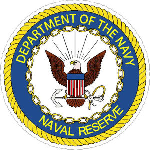 United States Navy Naval Reserve - Sticker at Sticker Shoppe