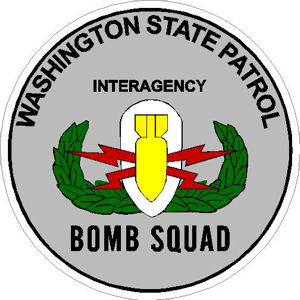 Washington State Patrol Bomb Squad - Sticker at Sticker Shoppe