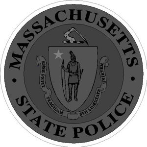 Massachusetts State Police Subdued - Sticker at Sticker Shoppe