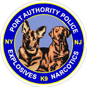 Port Authority Police Explosives Narcotics K-9 - Sticker at Sticker Shoppe