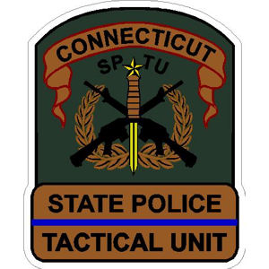 Connecticut State Police Tactical Unit - Sticker at Sticker Shoppe
