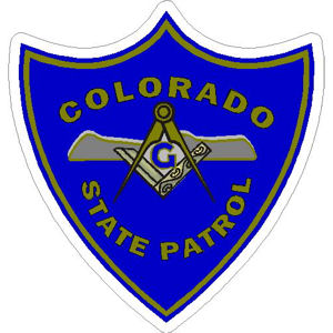 Colorado State Police Vinyl Sticker at Sticker Shoppe