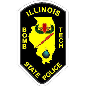 Illinois State Police Bomb Tech - Sticker at Sticker Shoppe
