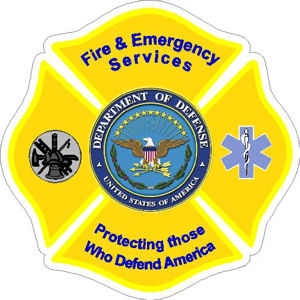 Dept. of Defense Fire & Emergency Services - Sticker at Sticker Shoppe