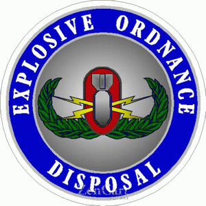 Explosive Ordnance Disposal - Sticker at Sticker Shoppe