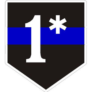 1 Ass To Risk Thin Blue Line - Sticker at Sticker Shoppe