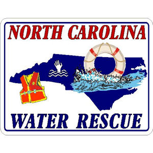 North Carolina Water Rescue - Sticker at Sticker Shoppe