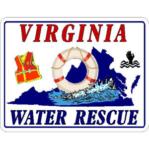 Virginia Water Rescue - Sticker at Sticker Shoppe