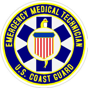 U.S. Coast Guard Emergency Medical Technician Vinyl Sticker at Sticker ...