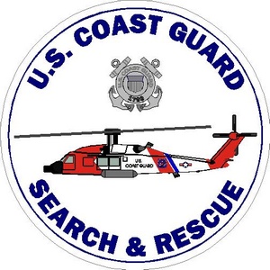 U.S. Coast Guard Search & Rescue - Vinyl Sticker at Sticker Shoppe