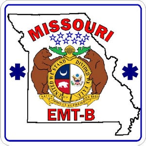 Missouri EMT-B - Vinyl Sticker at Sticker Shoppe