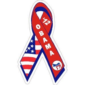 Obama 2012 Democrat - Sticker at Sticker Shoppe