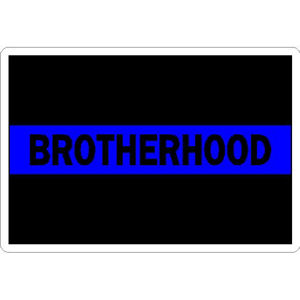 Thin Blue Line Brotherhood - Sticker at Sticker Shoppe